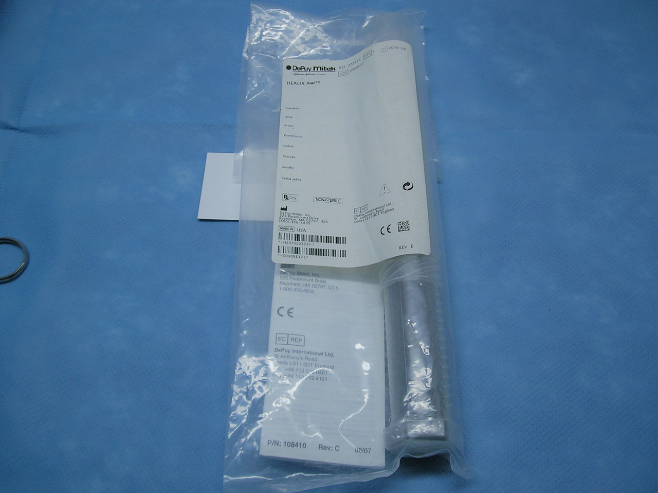 Depuy Mitek 222223 Awl, Healix - DA-Medical Depuy Mitek 222223 Awl, Healix - DA-Medical