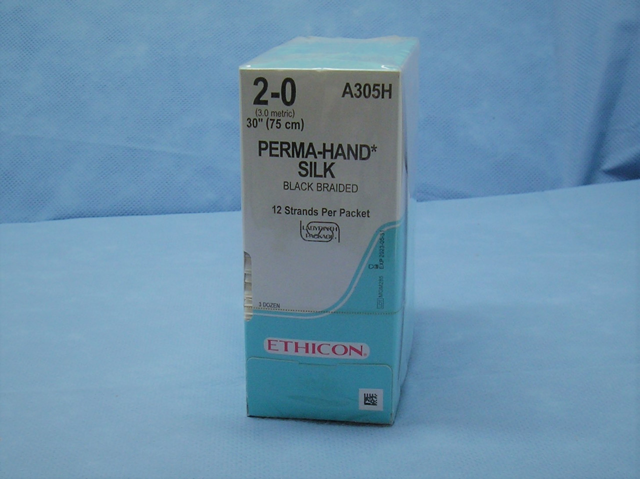 Ethicon A305H Perma-Hand Silk Suture, 2-0, 30 Ethicon A305H Perma-Hand Silk Suture, 2-0, 30