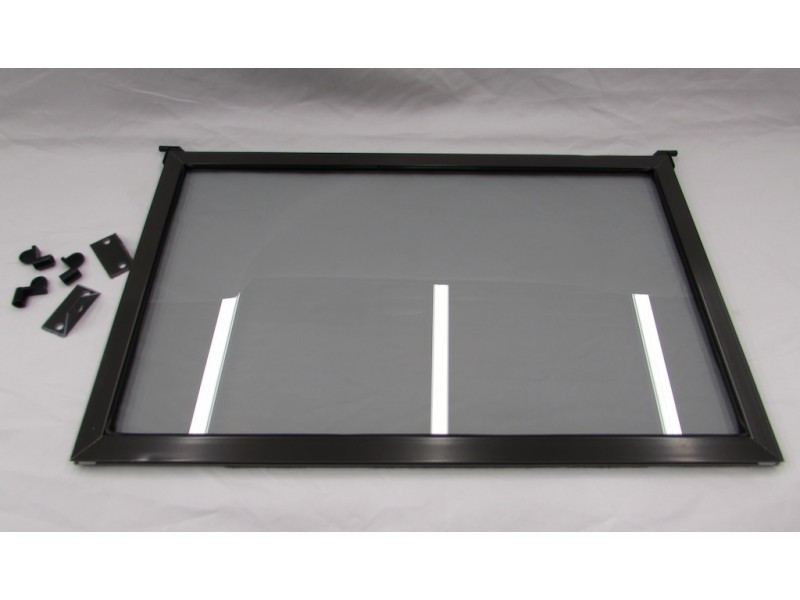 Gray tinted flip up 16 inch window - Texas Direct Hunting Products