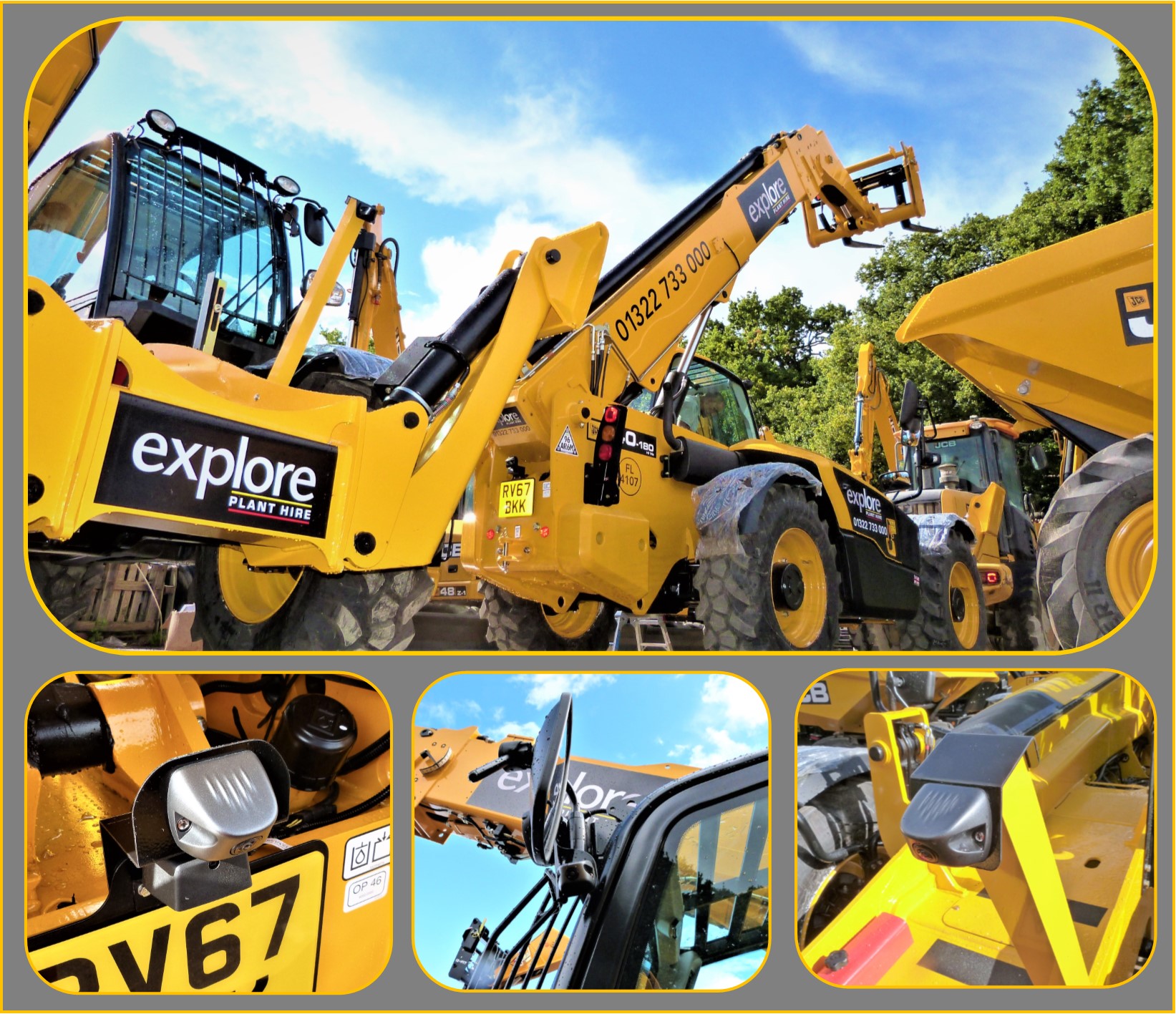 Smart Vision 360 Camera Installation on JCB 540.180 HiViz Telehandler ...