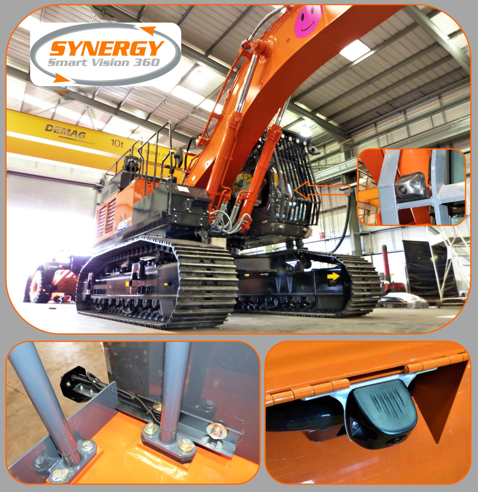 Ultimate Plant 360 Camera System Solution for Hitachi ZX490 LCH ...