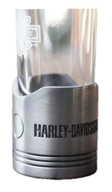 Harley-Davidson® Piston Shot Glass Set, Two Hand Blown 2 oz. Glasses ...