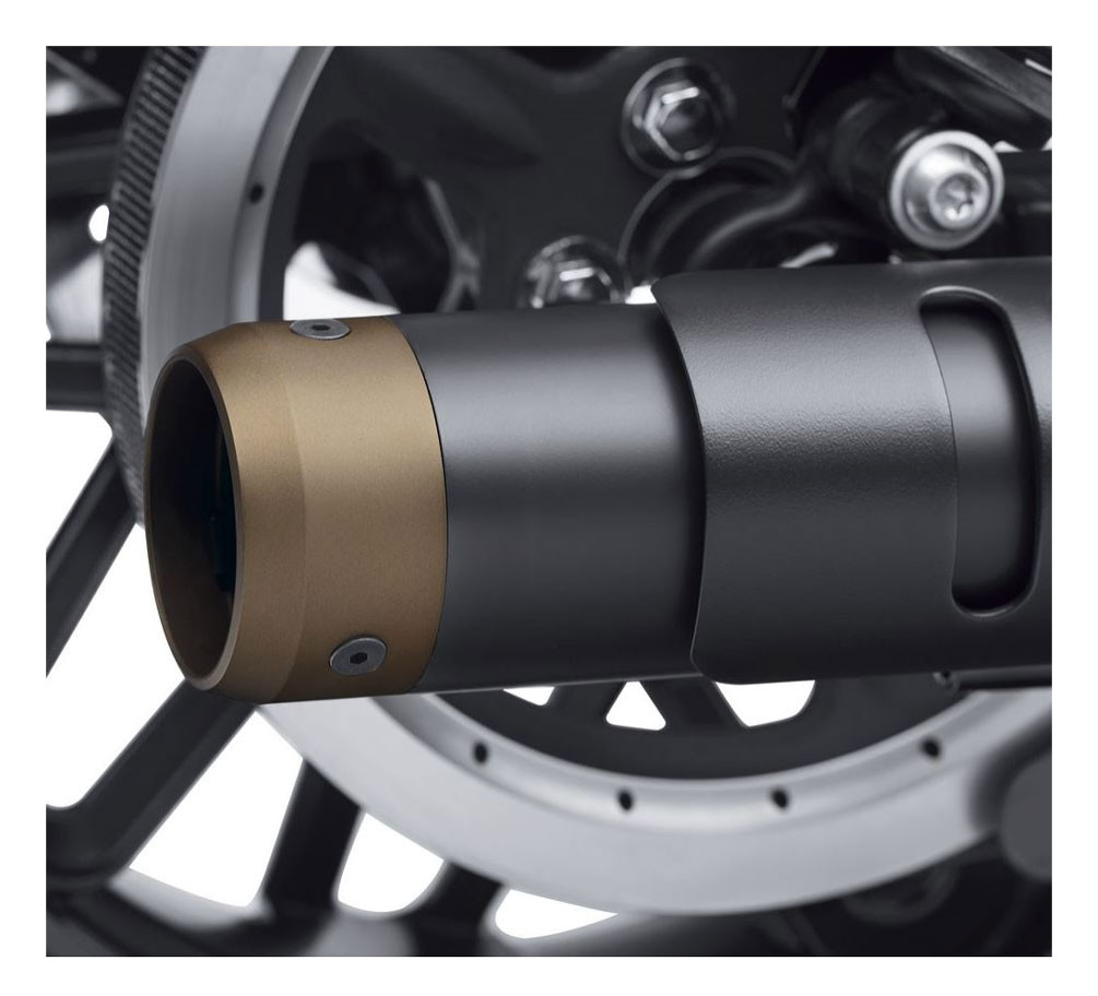 Harley-Davidson® Bronze 3.25 inch Muffler End Caps, Fits '14-later XL ...