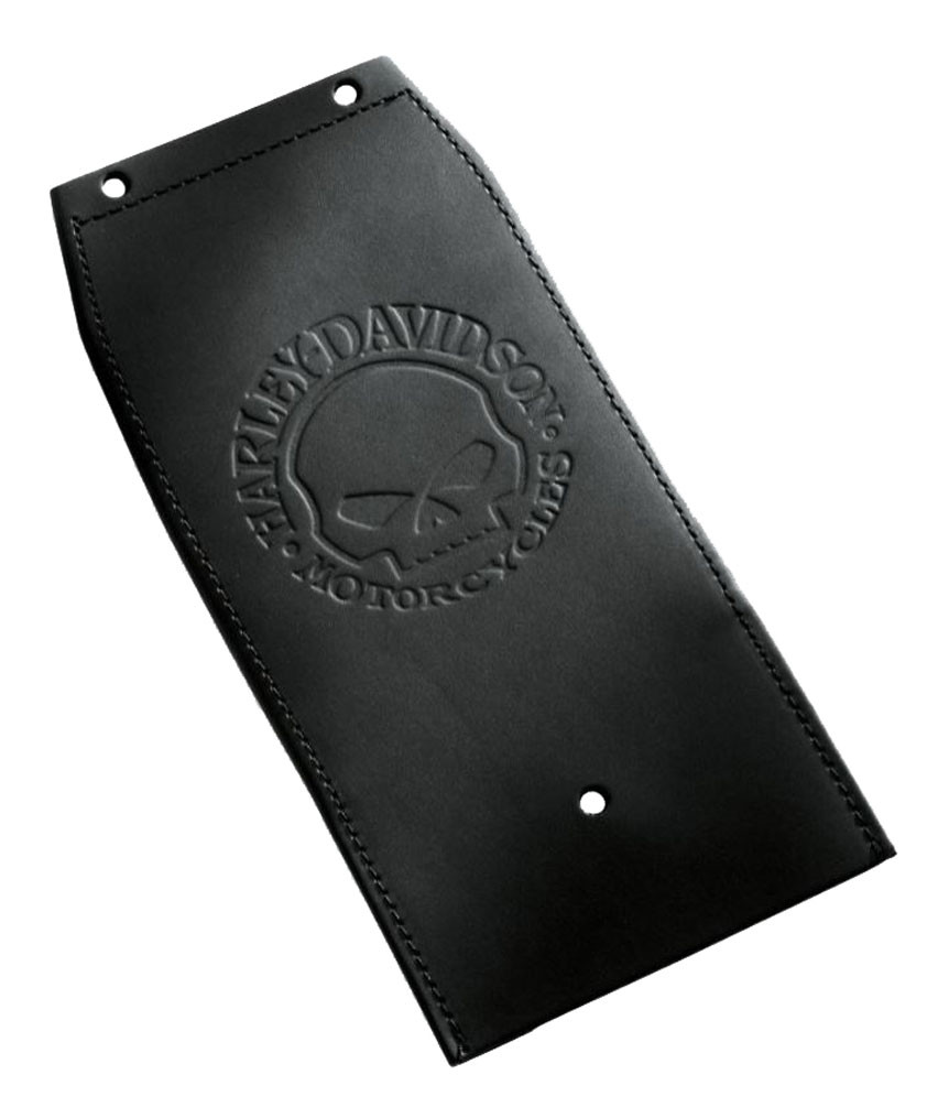 Harley-Davidson® Leather Tank Panel w/ Embossed Willie G Skull Logo ...