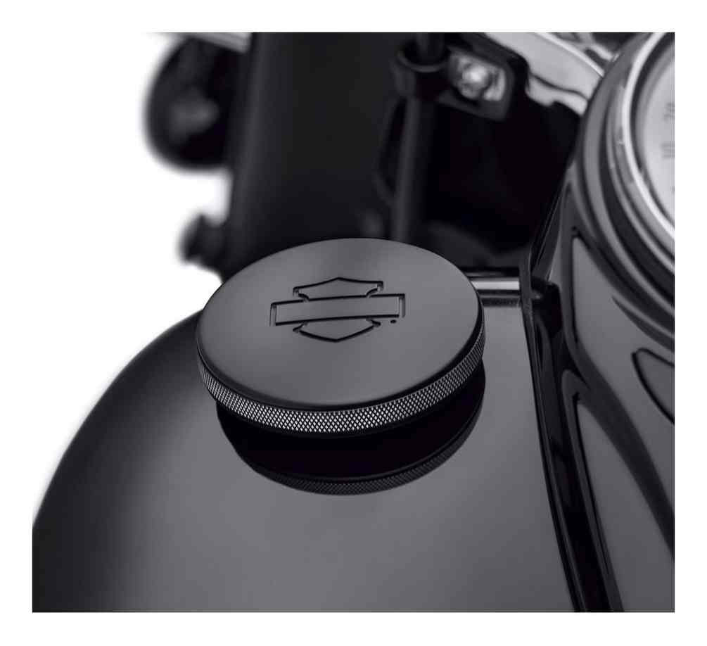 Harley-Davidson® Diamond Black Left Side Fuel Tank Cap, Softail Models ...