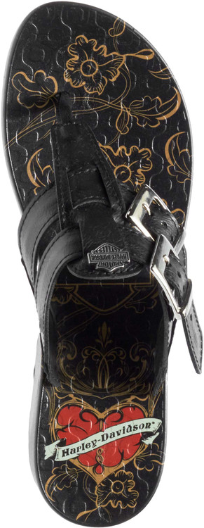 Harley-Davidson® Women's Creston Black Fashion Sandals D84278 ...