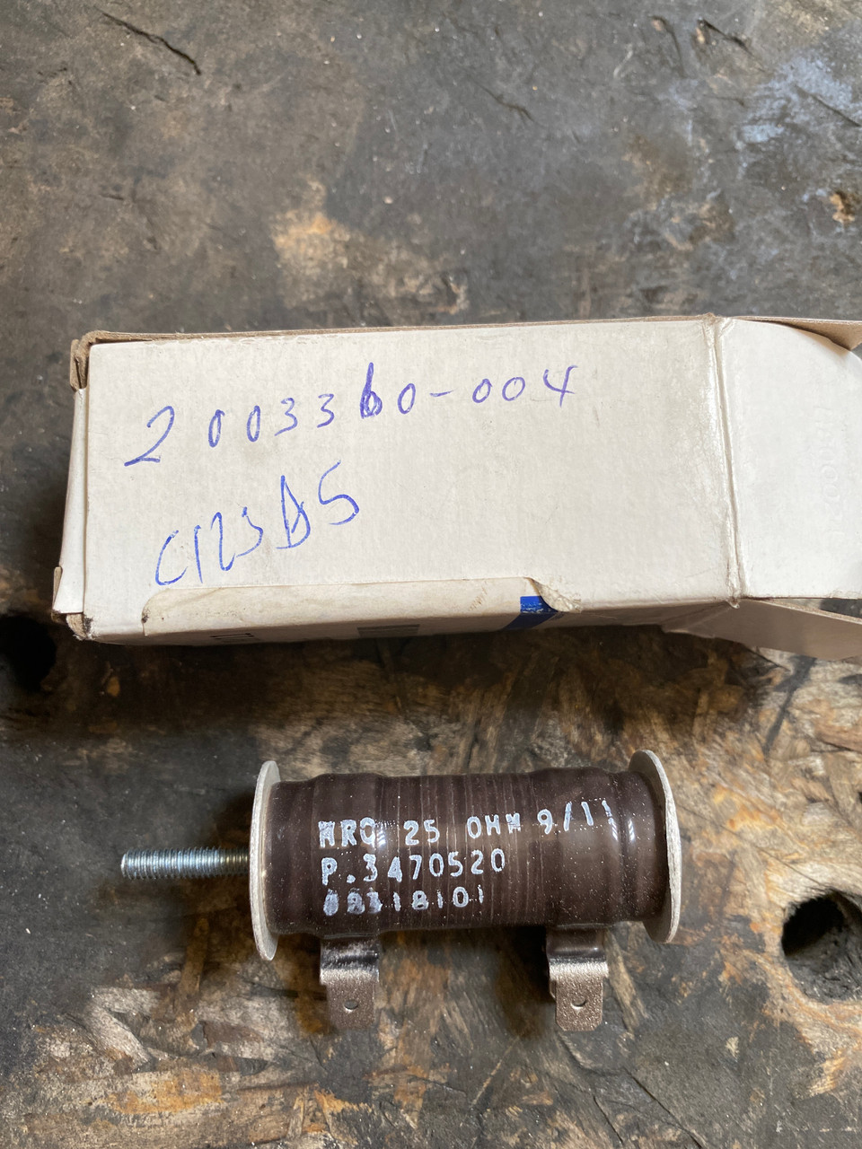 RESISTOR, 25W 25 OHM (8318101) - LocomotivePartsOnline.com