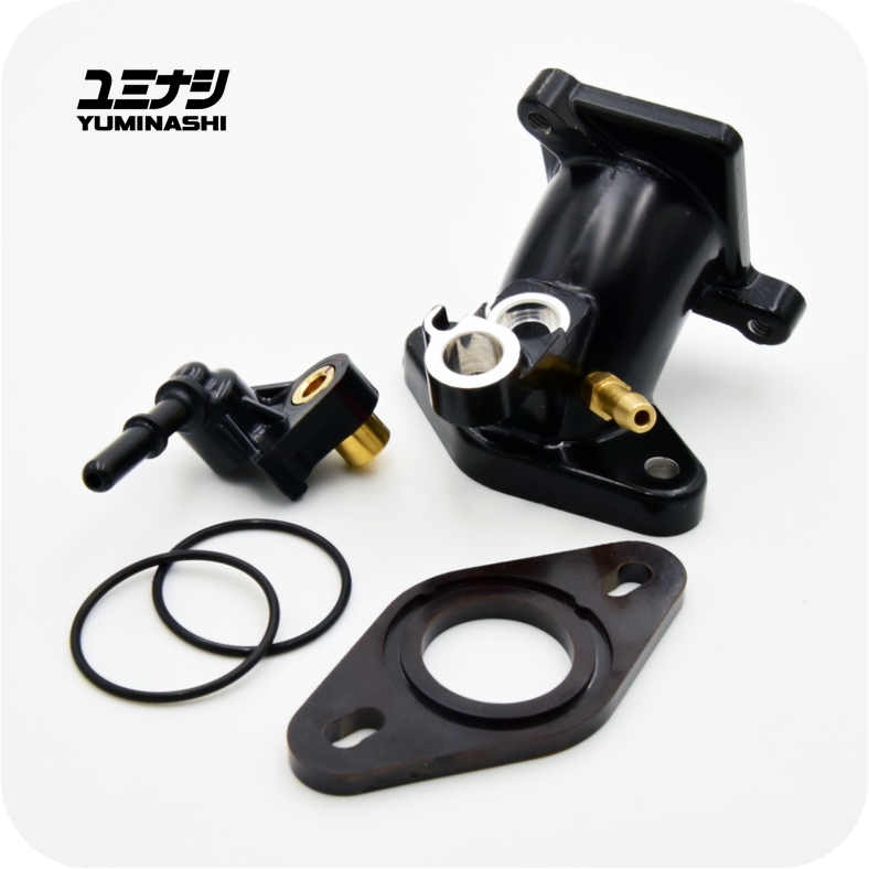 YUMINASHI 30MM/27MM MANIFOLD SET K26 WITH NOZZLE (MSX/GROM125 & SF ...