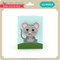 Bobble Head Card Mouse - Lori Whitlock's SVG Shop