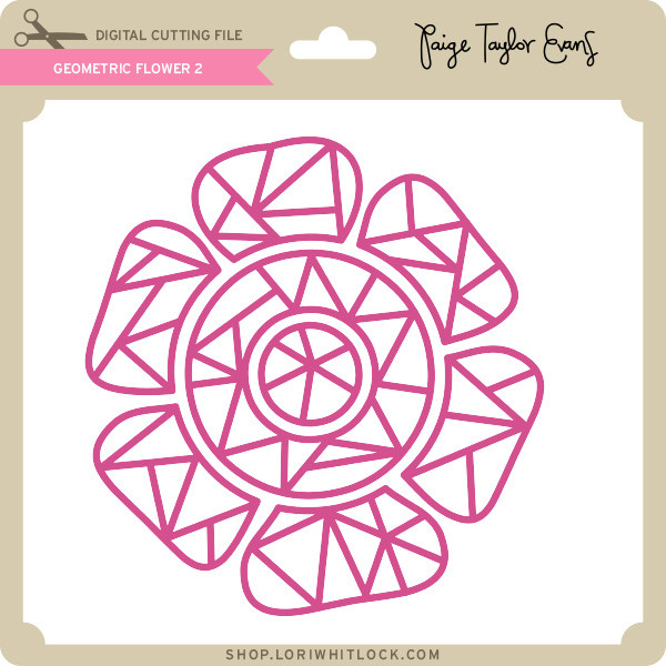 Geometric Flower 2 - Lori Whitlock's SVG Shop