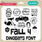 Fall 4 Dingbats - Lori Whitlock's SVG Shop