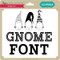 Gnome Font - Lori Whitlock's SVG Shop