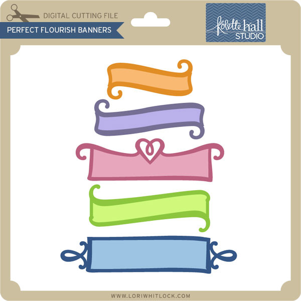Perfect Flourish Banners - Lori Whitlock's SVG Shop