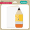 Shaped Card Pencil - Lori Whitlock's SVG Shop