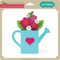 Watering Can Bouquet Box Card - Lori Whitlock's SVG Shop