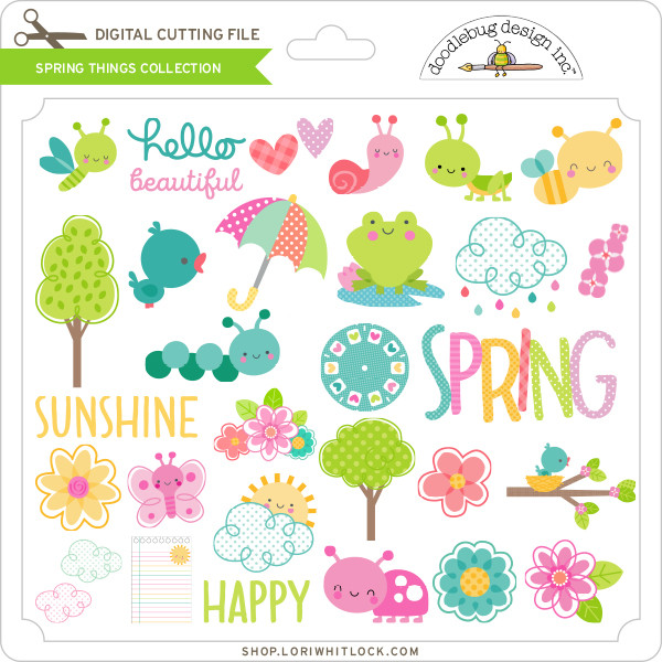 Spring Things Collection - Lori Whitlock's SVG Shop