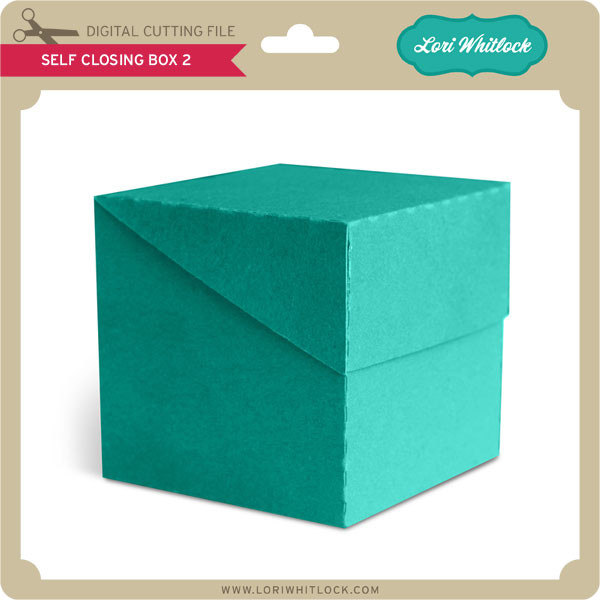 Self Closing Box 2 - Lori Whitlock's SVG Shop