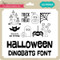 Halloween Dingbats Font - Lori Whitlock's SVG Shop