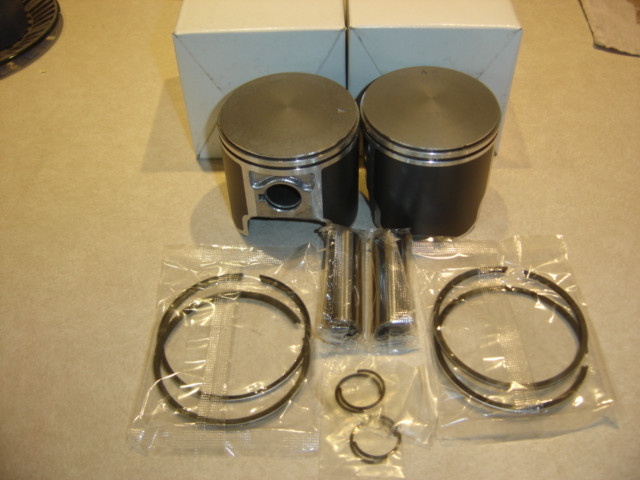 Rotax 377 piston set for ultralight aircraft engine std bore pistons ...