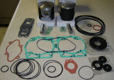 Ski Doo Bombardier rotax snowmobile engine 583 top end rebuild kit ...